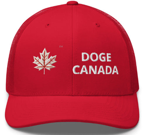 DOGE CANADA. Red/White Maple Leaf. Department Of Government Efficiency ...