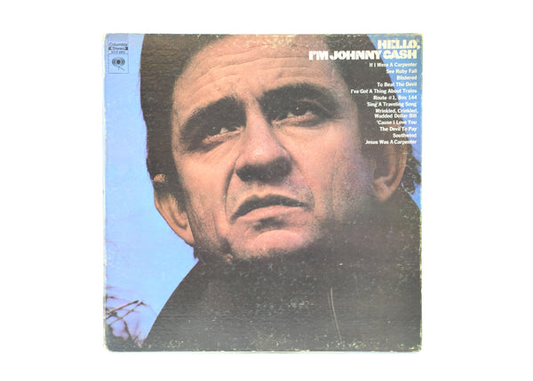 Johnny Cash - Hello, I'm Johnny Cash LP Vinyl Album 1970 – CertiMart Inc.