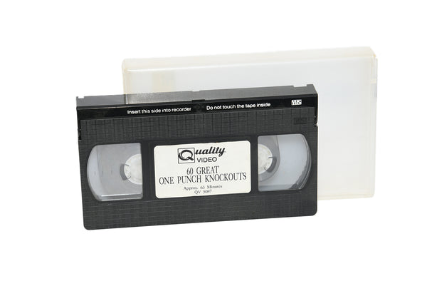 60 Great One Punch Knockouts - VHS – CertiMart Inc.