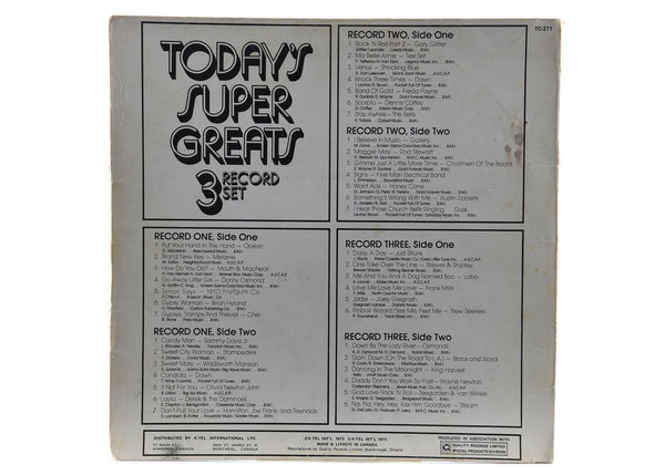 Todays Super Greats - 3 Record Set – CertiMart Inc.